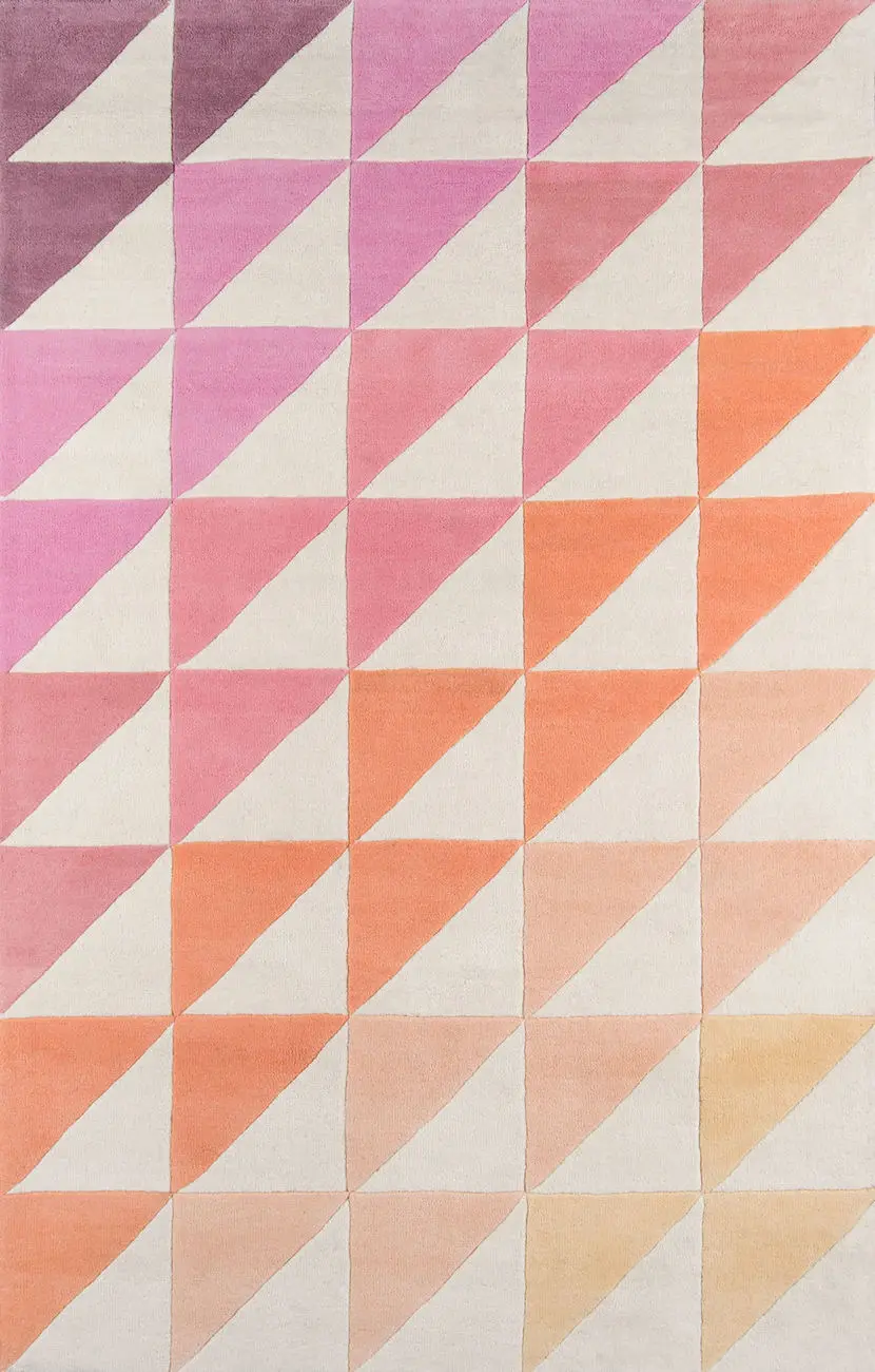 Modern Loom Delmar DEL-6 Pink Abstract Rug