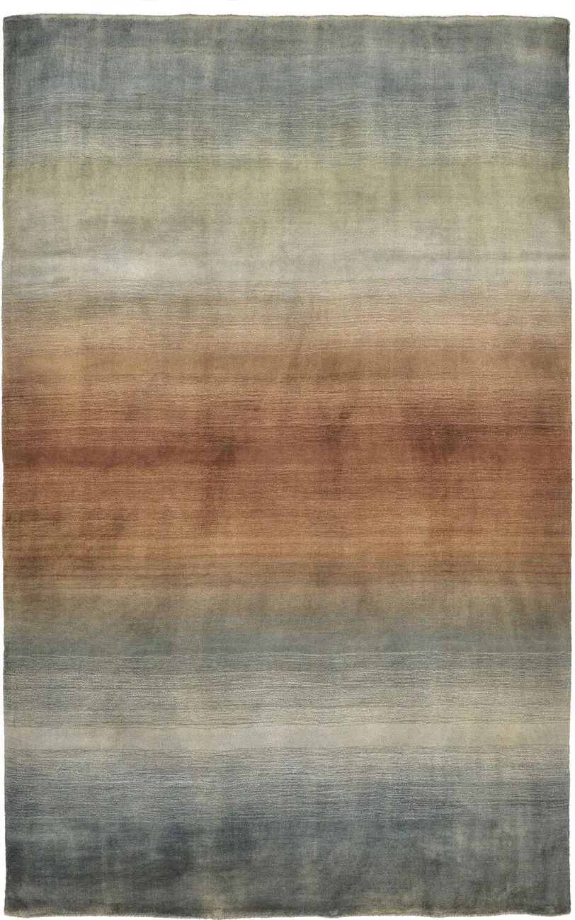 Modern Loom Vienna VIE72-5003 Blue Abstract Wool Indoor rugs