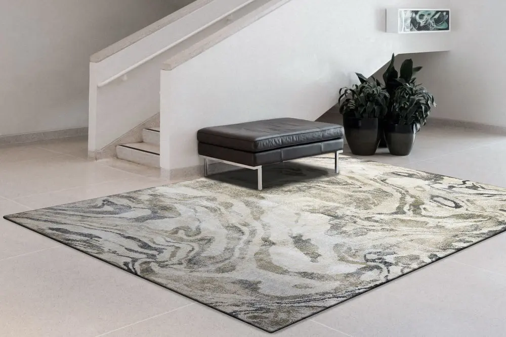 Modern Loom Bali 3434 White/Marble Traditional Rug