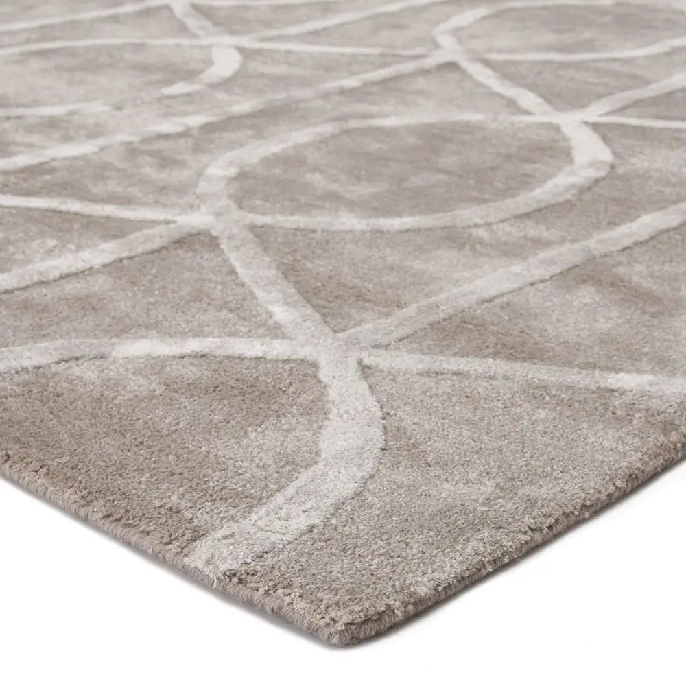 Jaipur Living City CT14 Seattle Gray Silver Hand Loomed Wool Rug